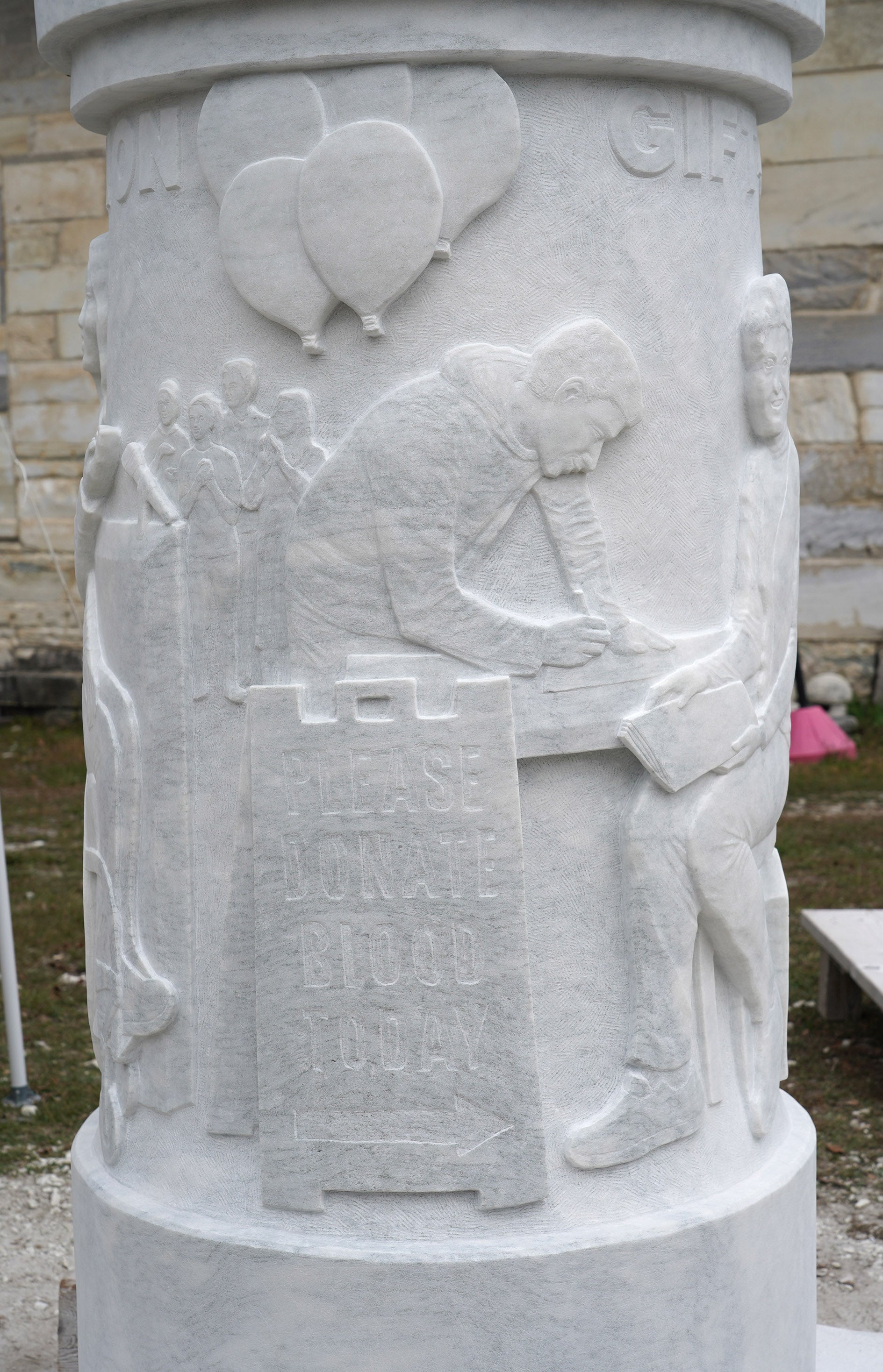 Gift of Life Marathon Monument Unveiling – The Carving Studio ...